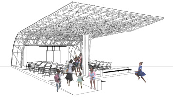 Wooden Space Frame Exploration - Erin Hylton Architecture